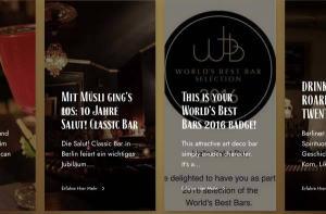 Salut Bar Berlin Schöneberg. Klassische & moderne Cocktails